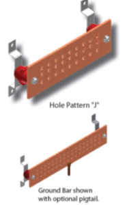 Grounding Bar Patterns | Preferred Lightning Protection, Inc.